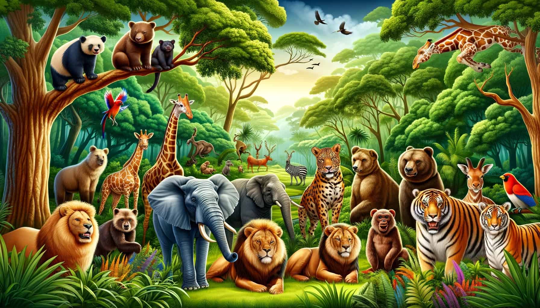 Wild animals name | The Enthralling World of Wild Animals