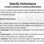 Defences to Specific Performance in Law of Contract